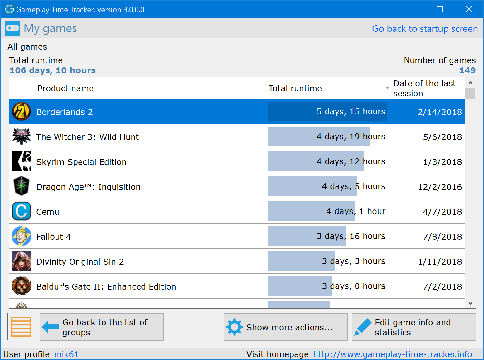 PCゲームのプレイ時間を記録できる「Gameplay Time Tracker」の紹介 | ENDGAMERS